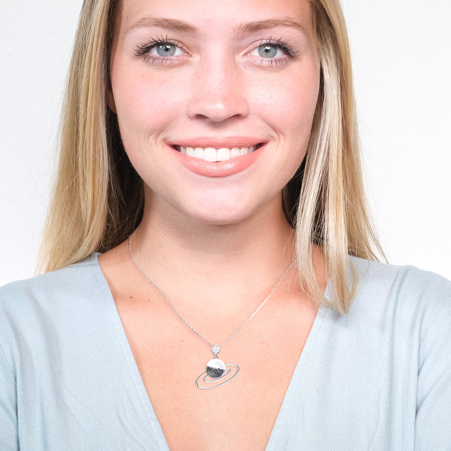 Authentic Moon Rock Galaxy Series Necklace (From Lunar Meteorite NWA 1 ...