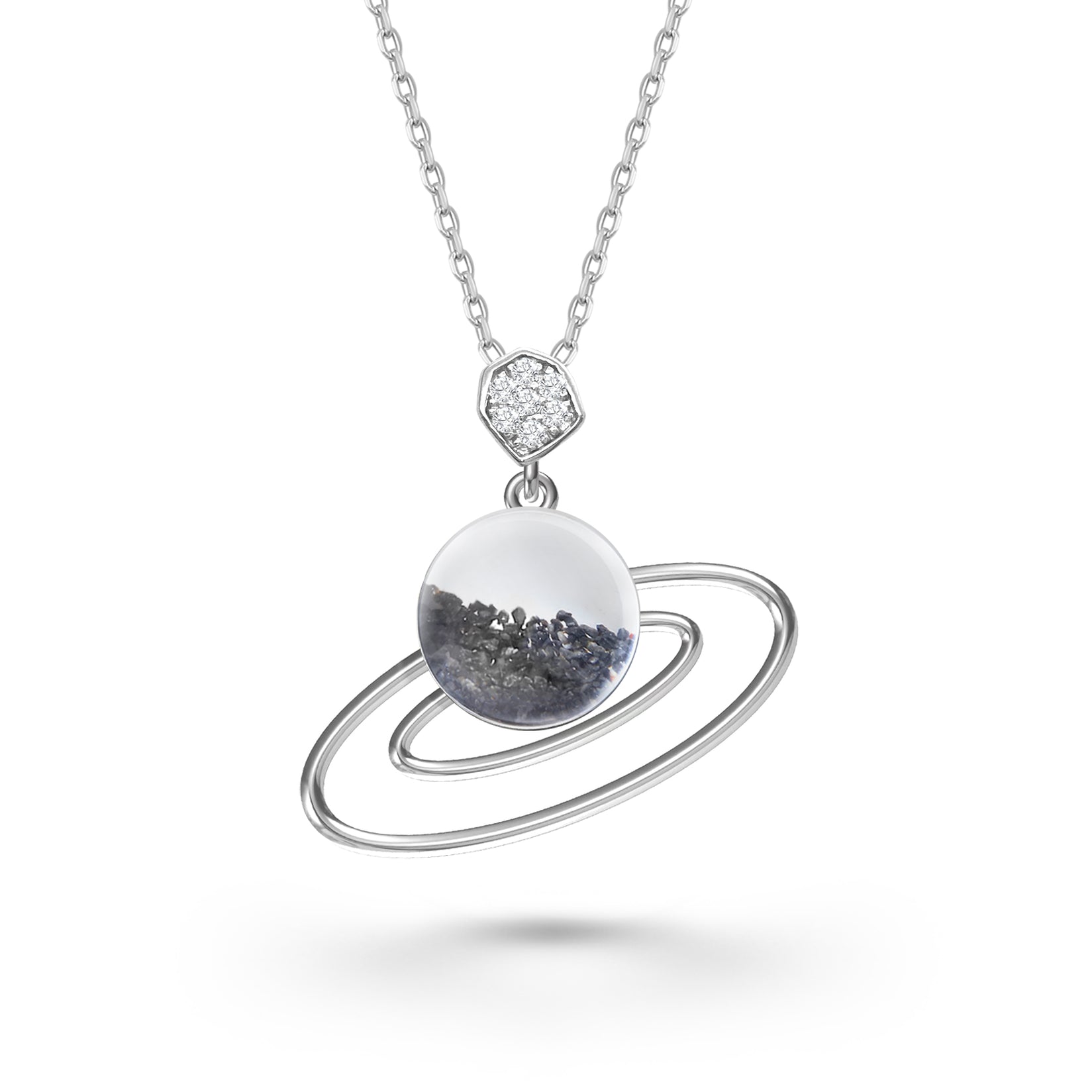 Authentic Moon Rock Galaxy Series Necklace (From Lunar Meteorite NWA 1 ...