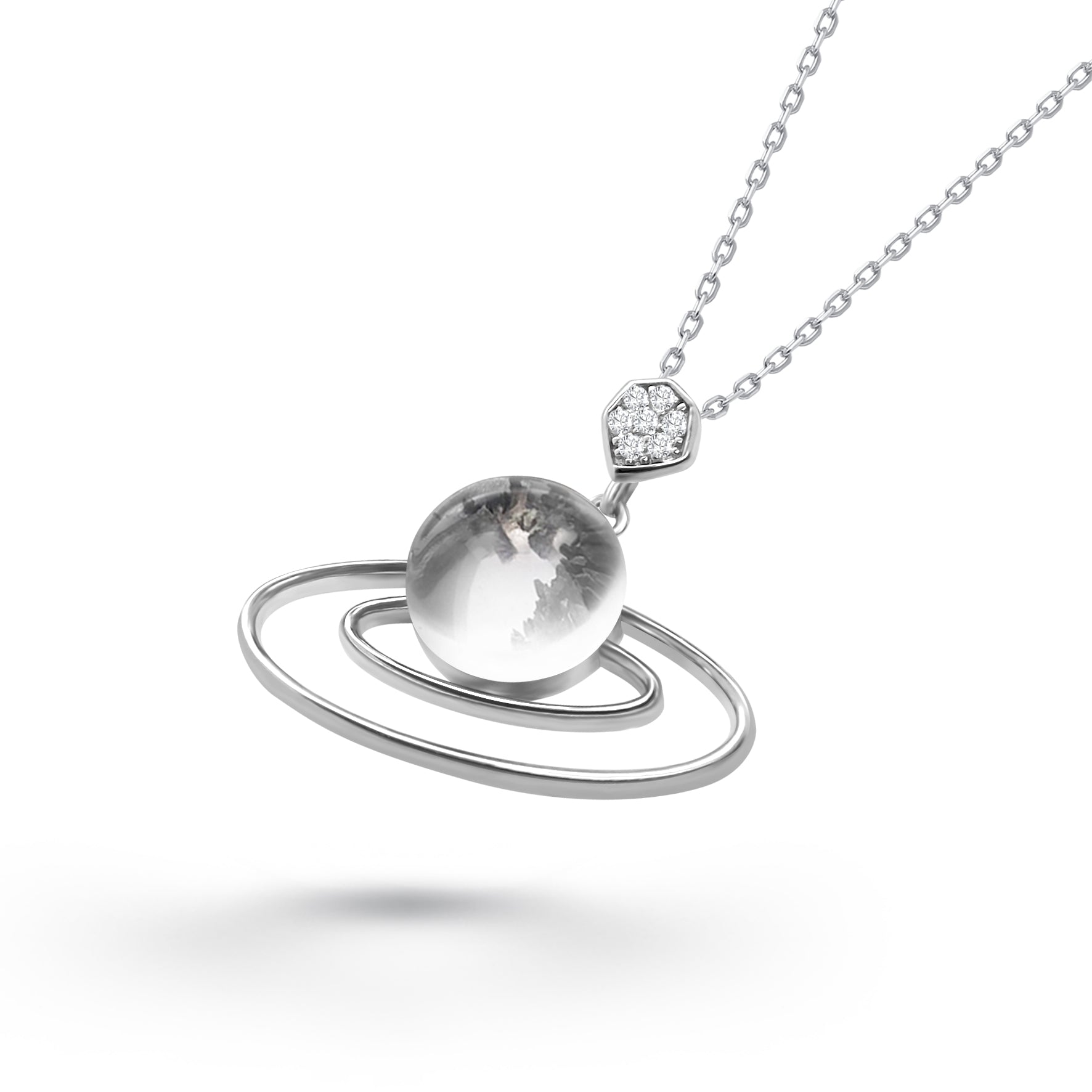 Authentic Moon Rock Galaxy Series Necklace (From Lunar Meteorite NWA 1 ...