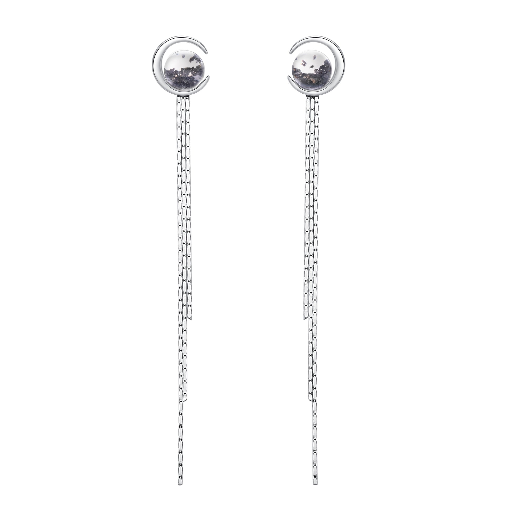 Authentic Moon Rock Moonlight Series Earrings (From Lunar Meteorite NW ...